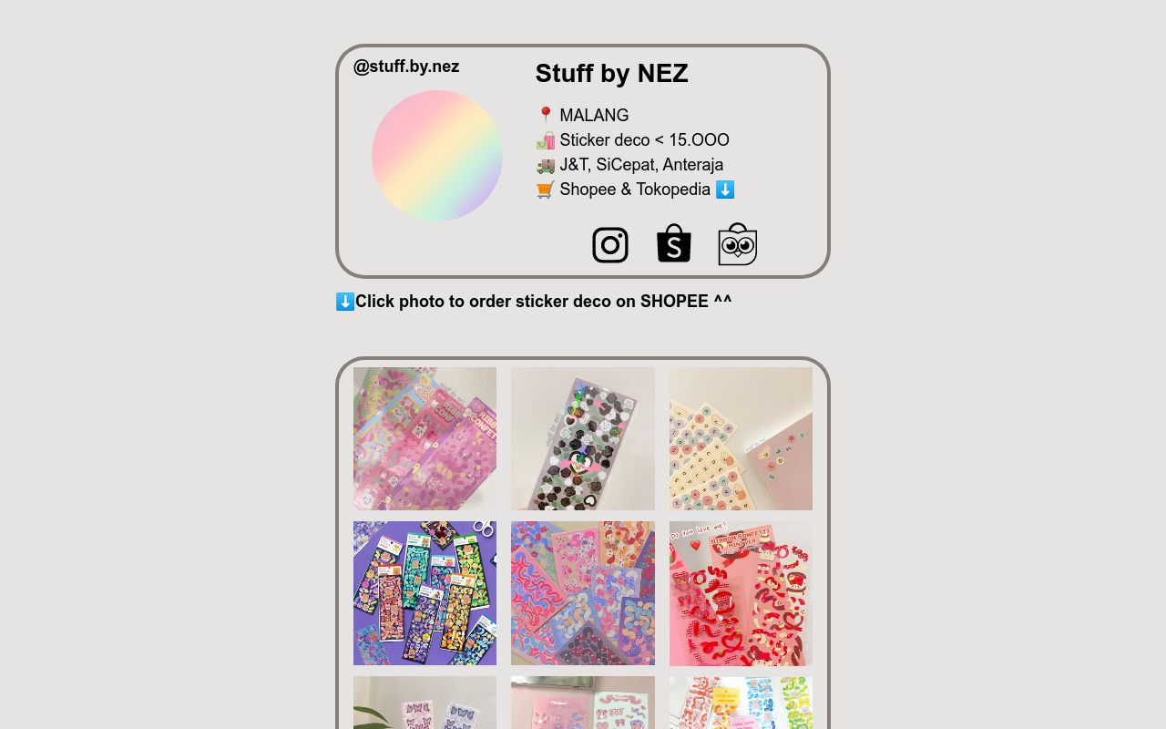 stuff by NEZ